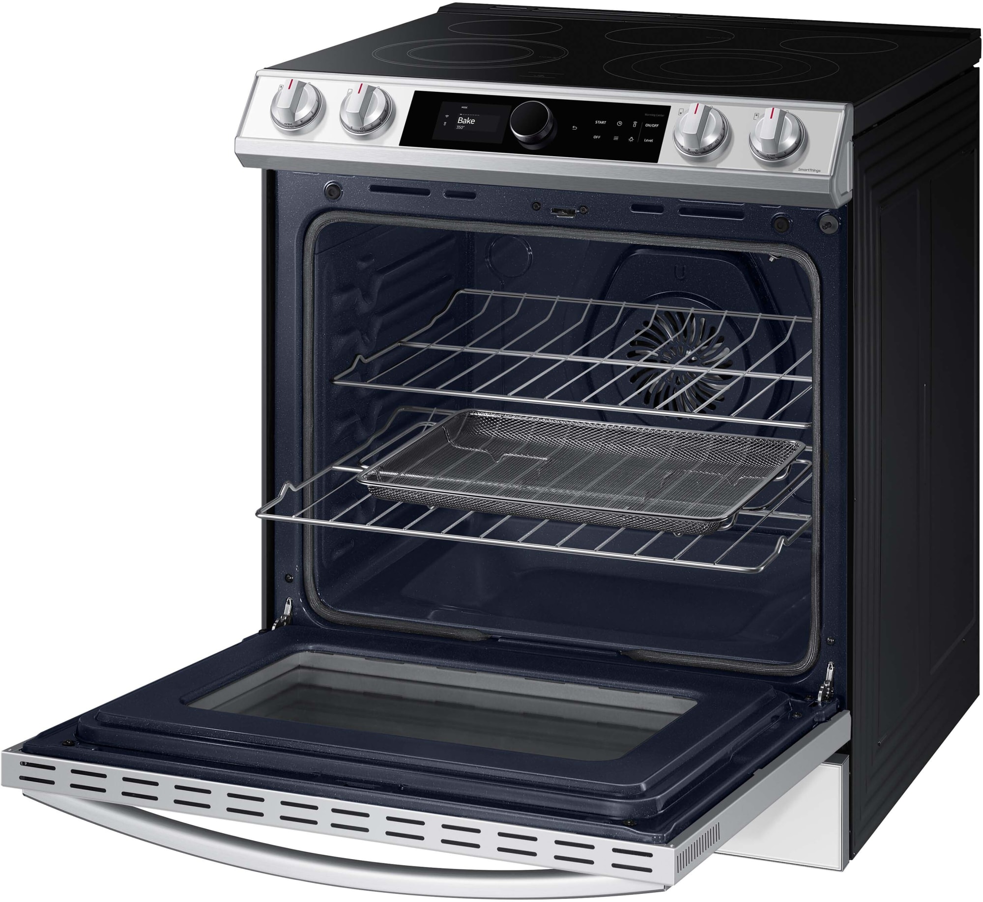 Samsung NE63BB871112 30 Inch Slide-In Electric Smart Range with 5 ...
