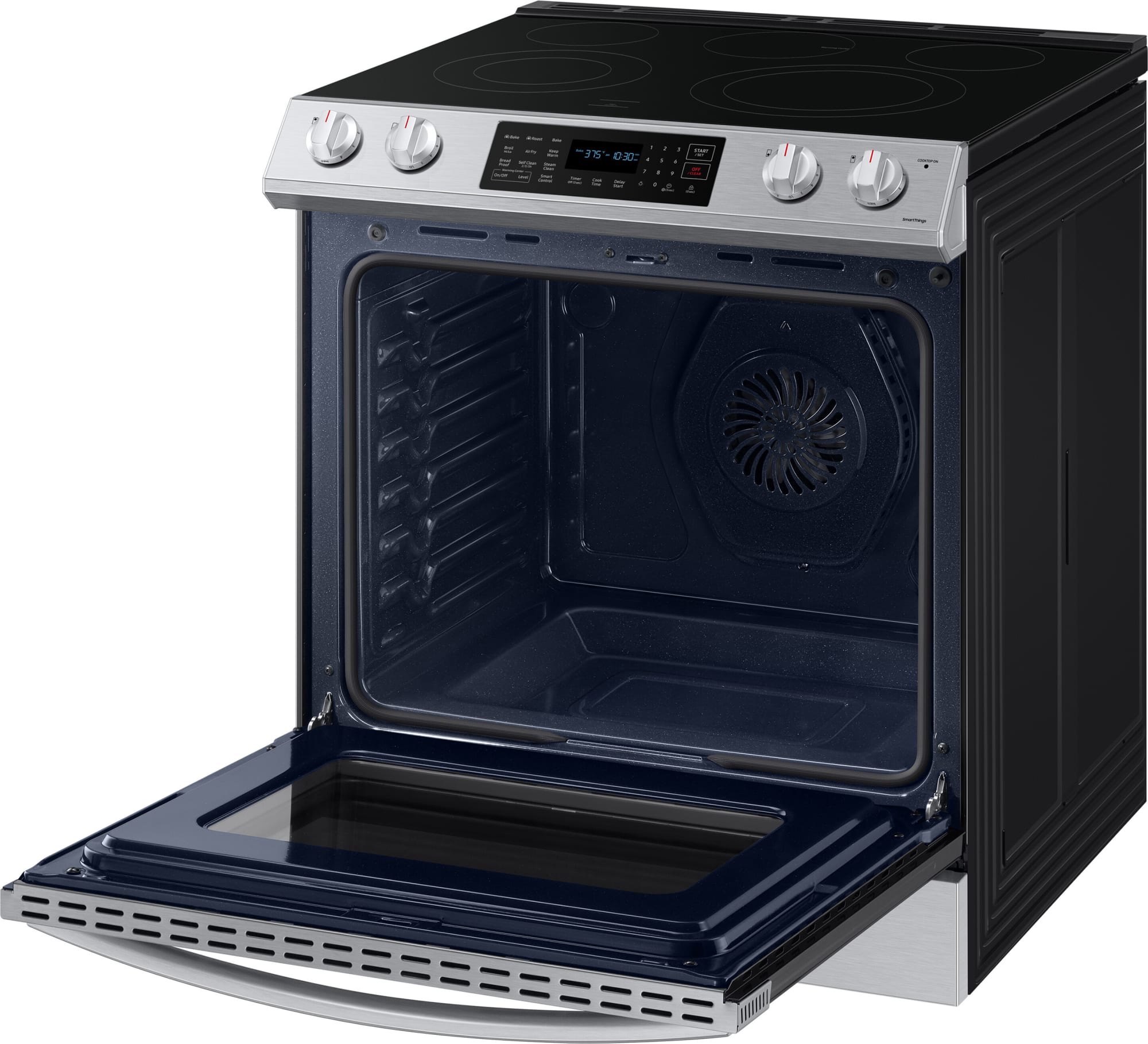 Samsung NE63BG8315SS 30 Inch Slide-In Smart Electric Range with 5 ...