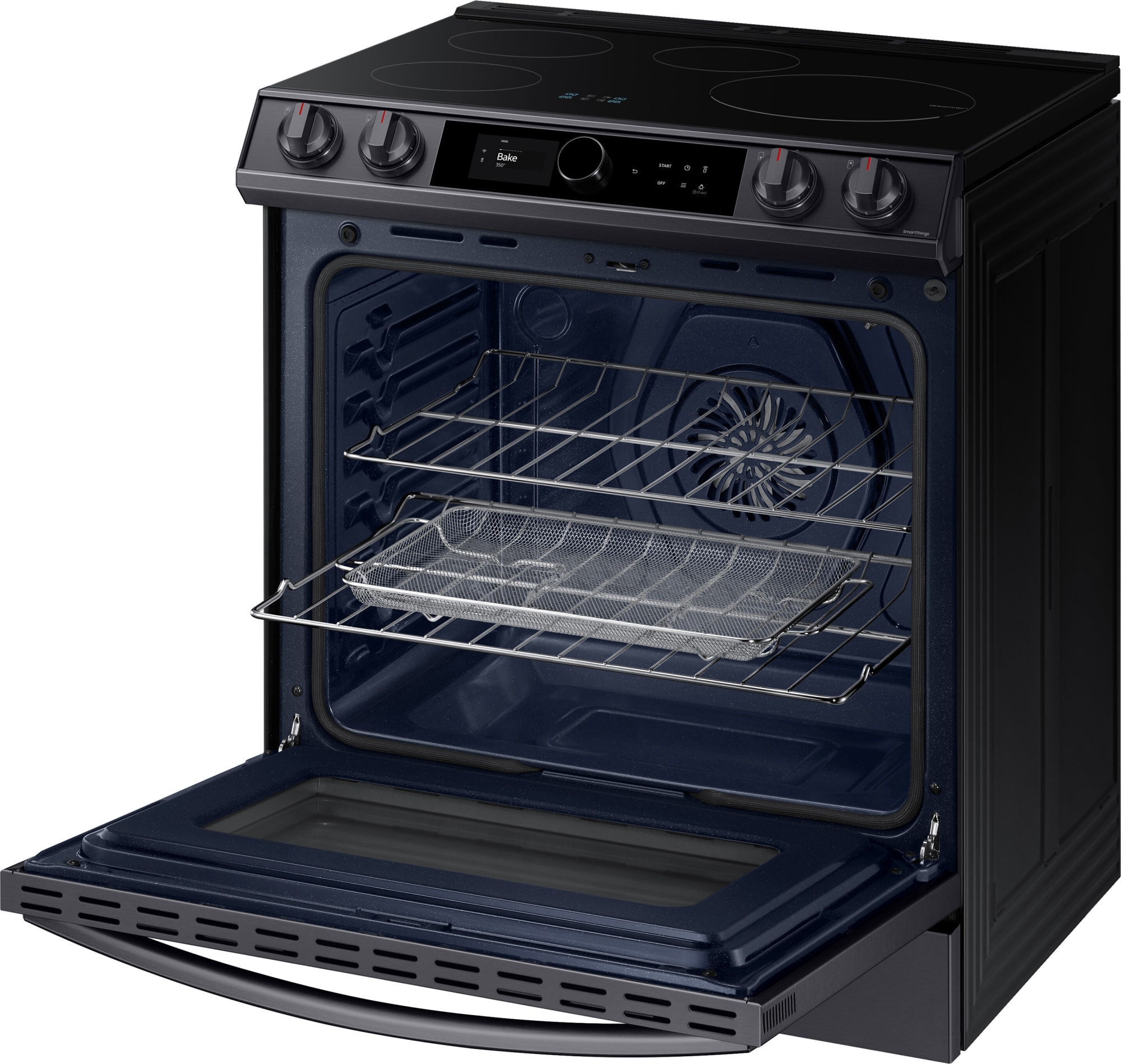 Samsung NE63T8911SG 30 Inch Slide-in Induction Smart Range with 4 ...
