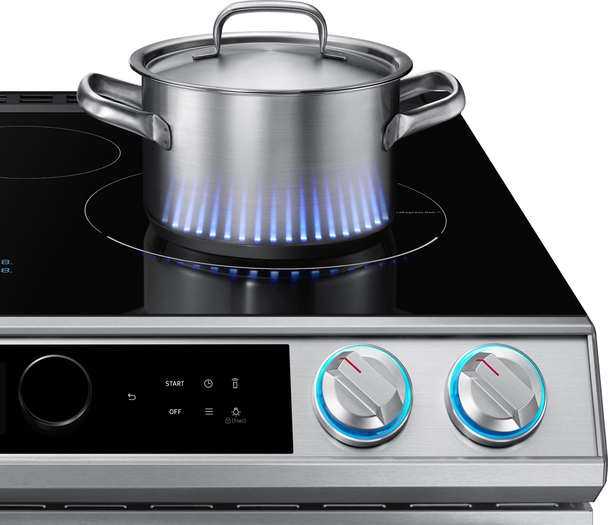 Samsung NE63T8911SS 30 Inch Slide-in Induction Smart Range with 4 ...