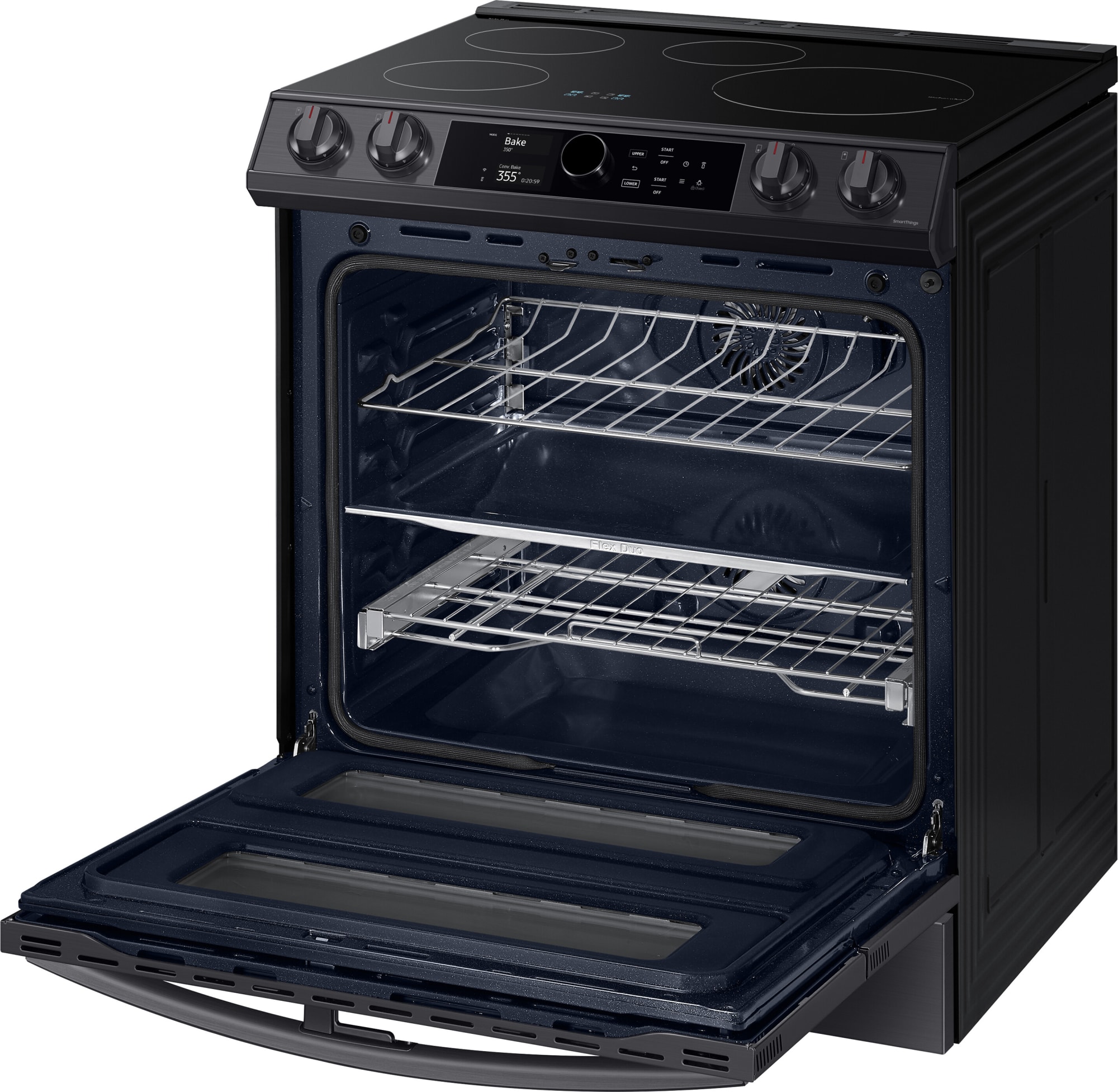 Samsung NE63T8951SG 30 Inch Slide-in Smart Induction Range with 4 ...