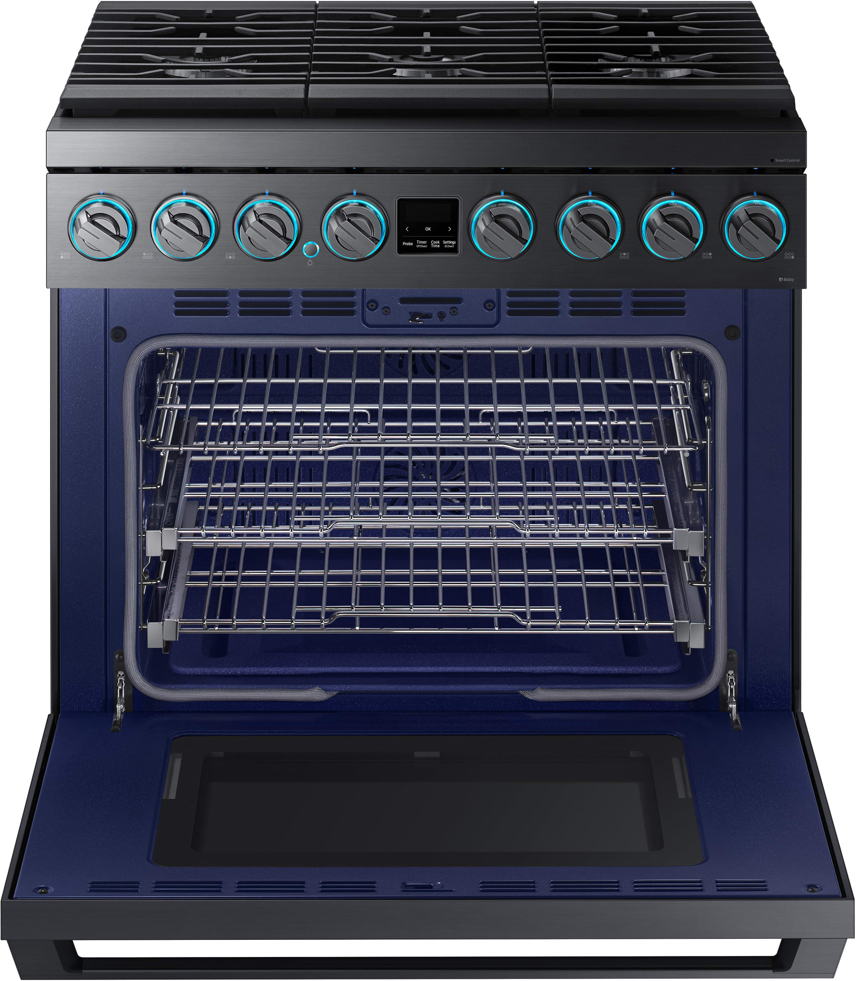 Samsung NX36R9966PM 36 Inch Smart Slide-In Gas Pro Range with Wi-Fi ...