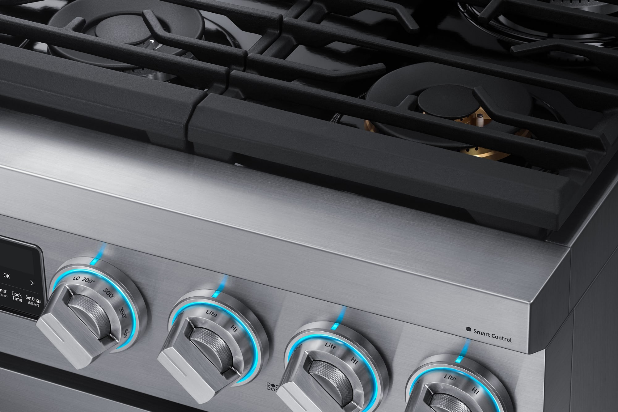 Samsung NX36R9966PS 36 Inch Smart Slide-In Gas Pro Range with Wi-Fi ...