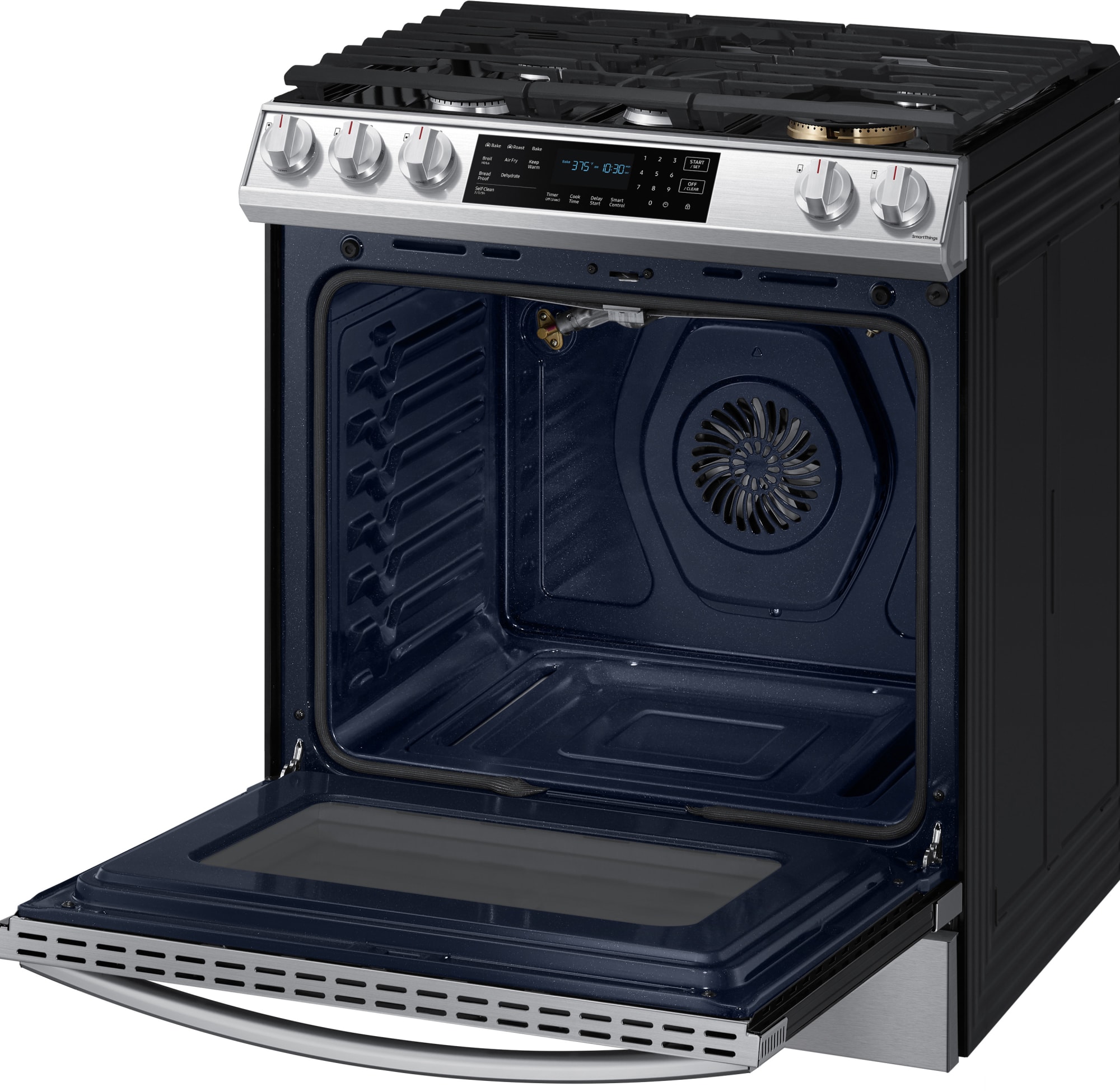 Samsung NX60T8511SS 30 Inch Slide-In Smart Gas Range with 5 Sealed ...