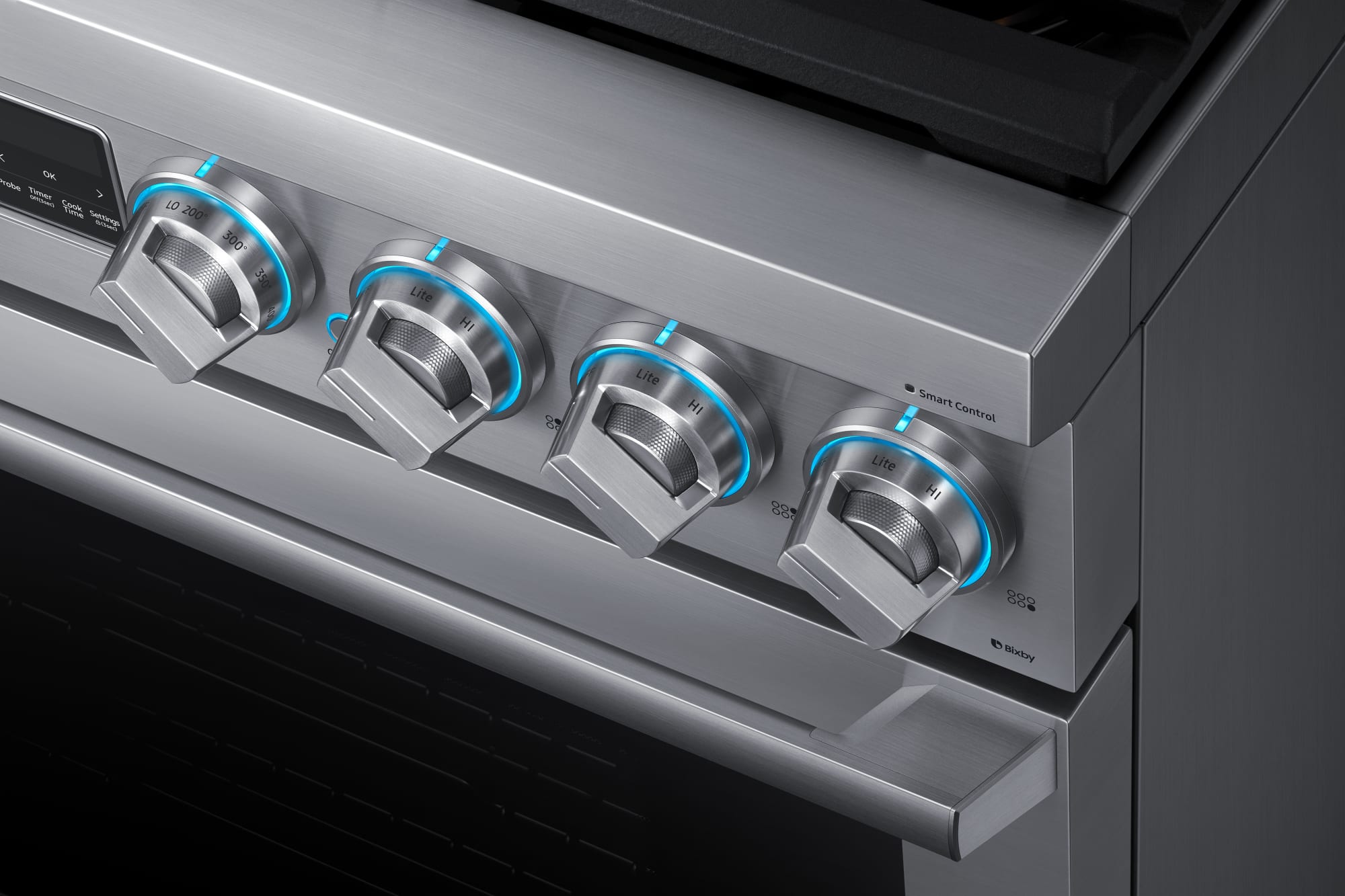 Samsung NY36R9966PS 36 Inch Smart Slide-In Dual Fuel Pro Range with 6 ...