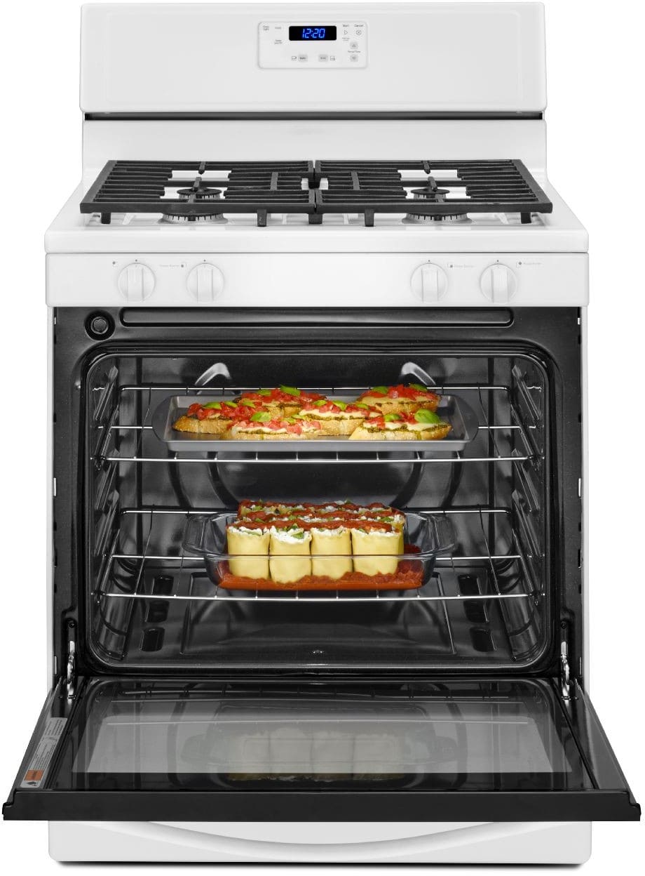 Whirlpool WFG320M0BW 30 Inch Freestanding Gas Range with 5.1 cu. ft ...