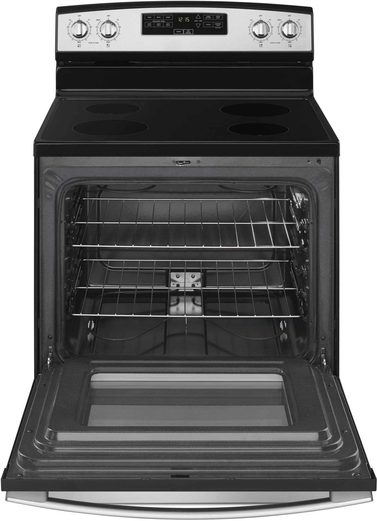 Amana AER6303MFS 30 Inch Electric Range with 4 Radiant Heating Elements ...