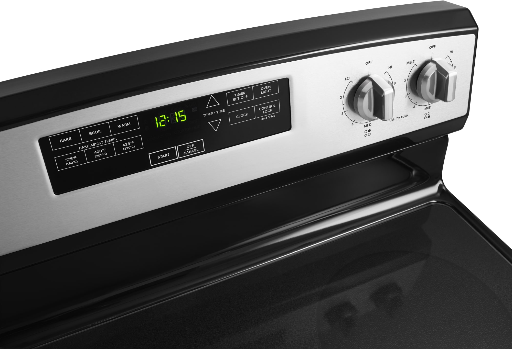 Amana AER6303MFS 30 Inch Electric Range with 4 Radiant Heating Elements ...