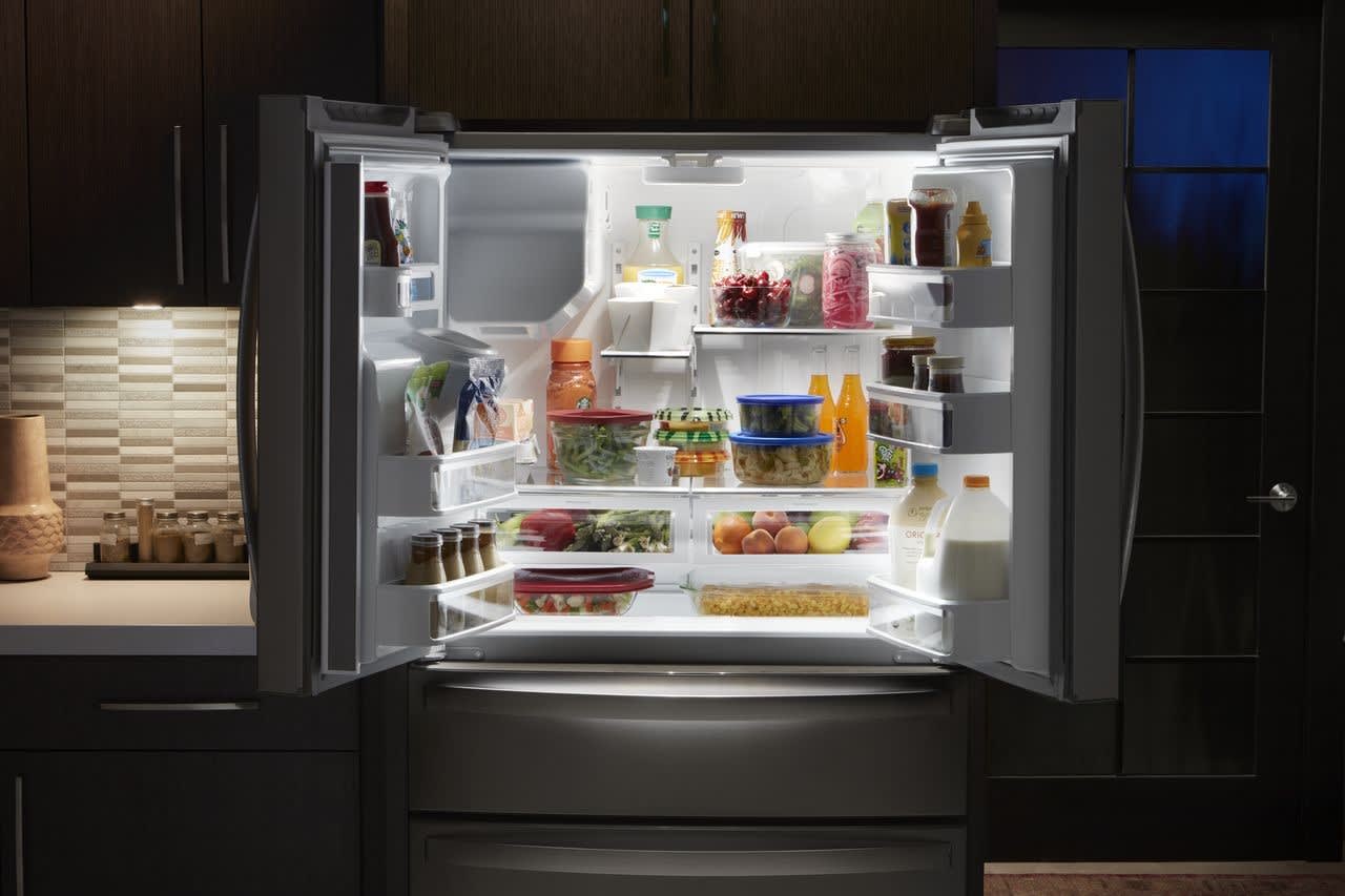Whirlpool WRX735SDHV 36 Inch 4-Door French Door Refrigerator with 25 cu ...