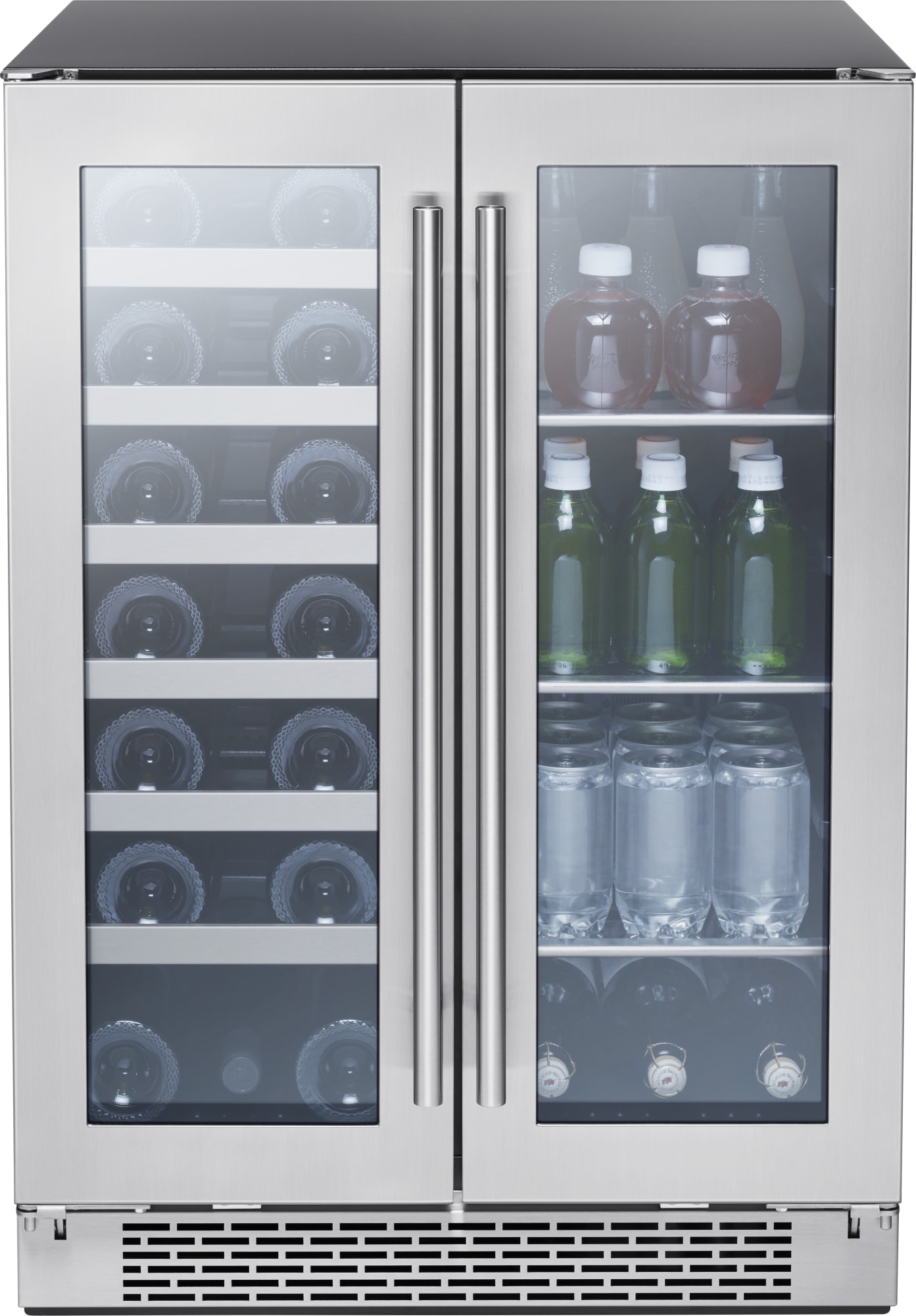Zephyr PRWB24C32BG 24 Inch Refrigerator Beverage & Wine Center with 60 ...