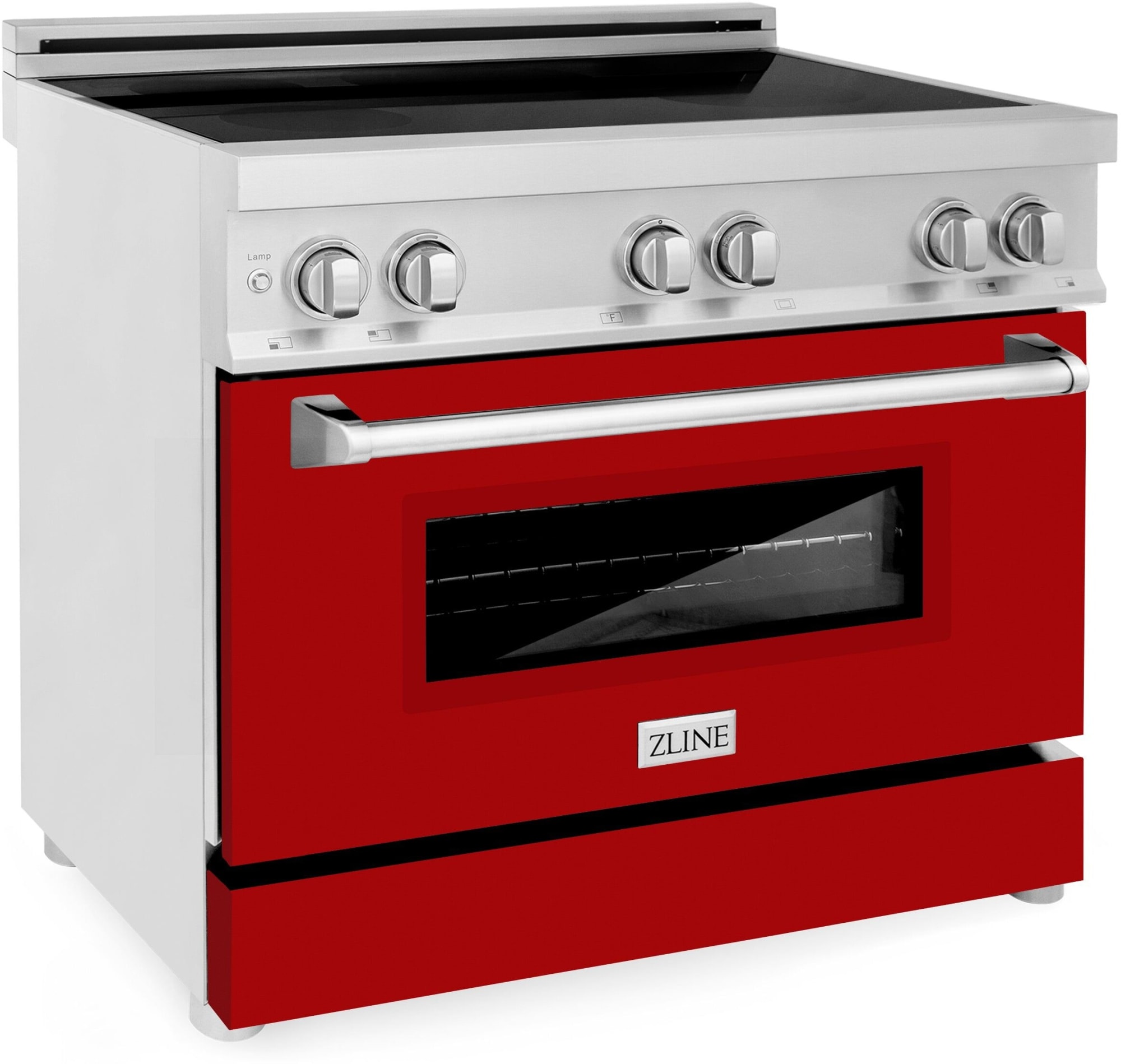 ZLINE RAINDRM36 36 Inch Induction Range with 4.6 cu ft Capacity, 4 ...
