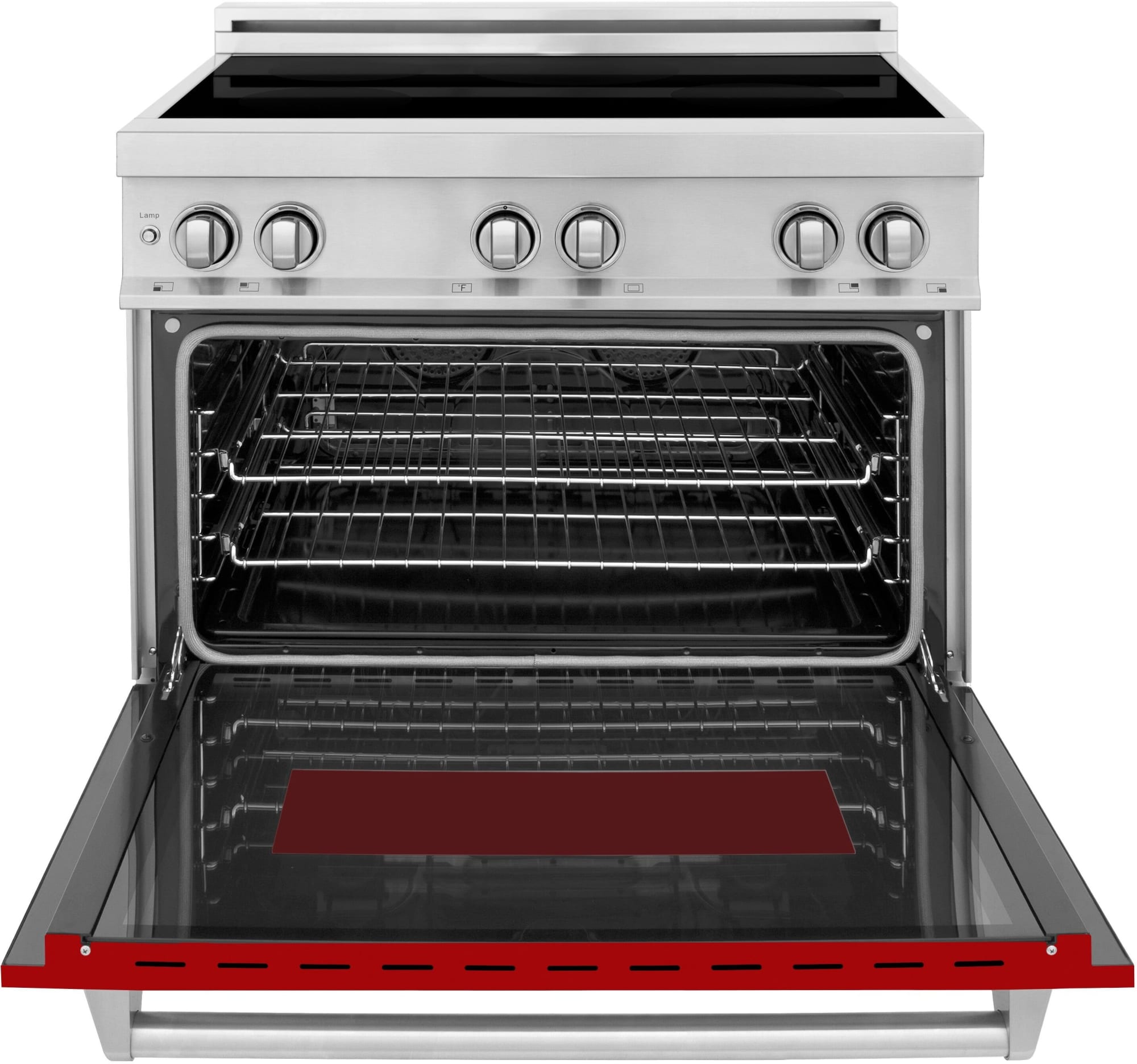 ZLINE RAINDRM36 36 Inch Induction Range with 4.6 cu ft Capacity, 4 ...