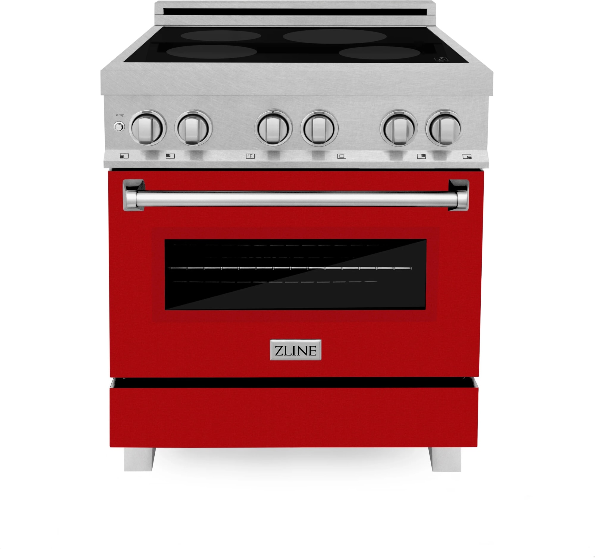 ZLINE RAINDSRG30 30 Inch Freestanding Induction Range with 4 Radiant ...