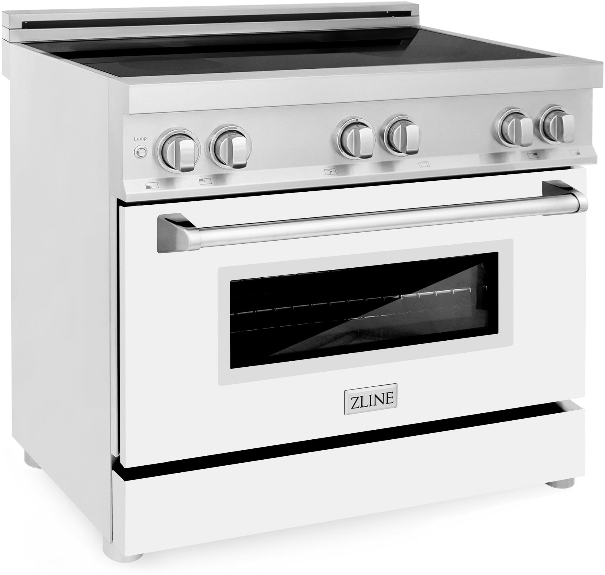 ZLINE RAINDWM36 36 Inch Induction Range with 4.6 cu ft Capacity, 4 ...