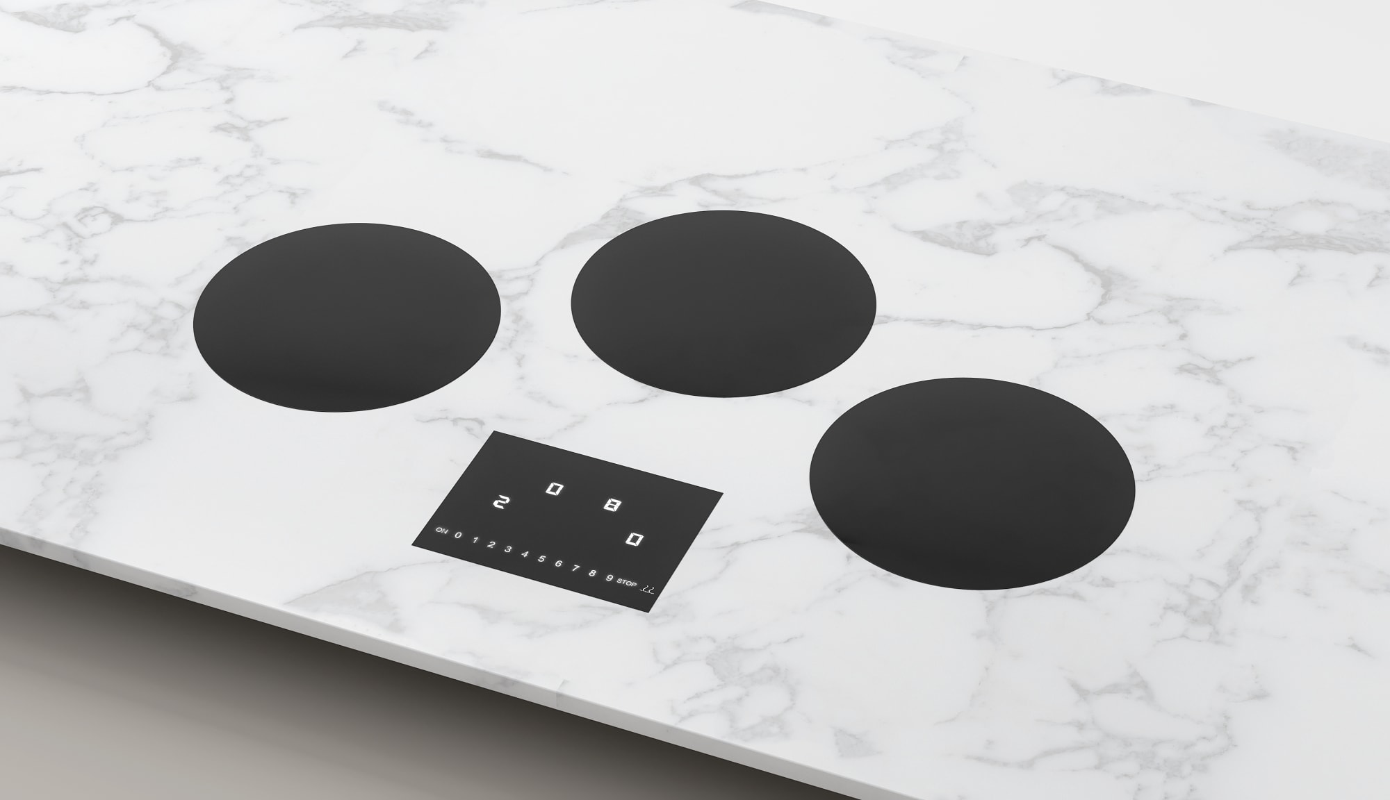 Tulip Cooking TI3B3L3M Three Medium Modular Induction Burners, 3 - 2100 ...