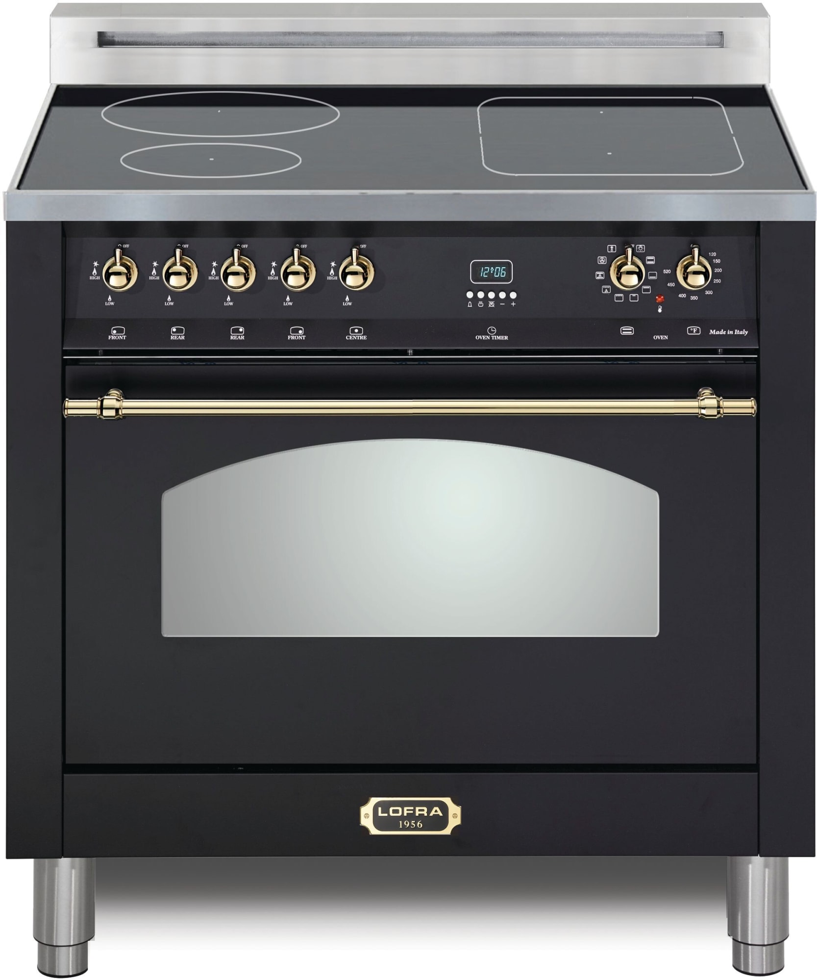 LOFRA RKOS30M000I4 30 Inch Freestanding Induction Range with 4 Heating ...