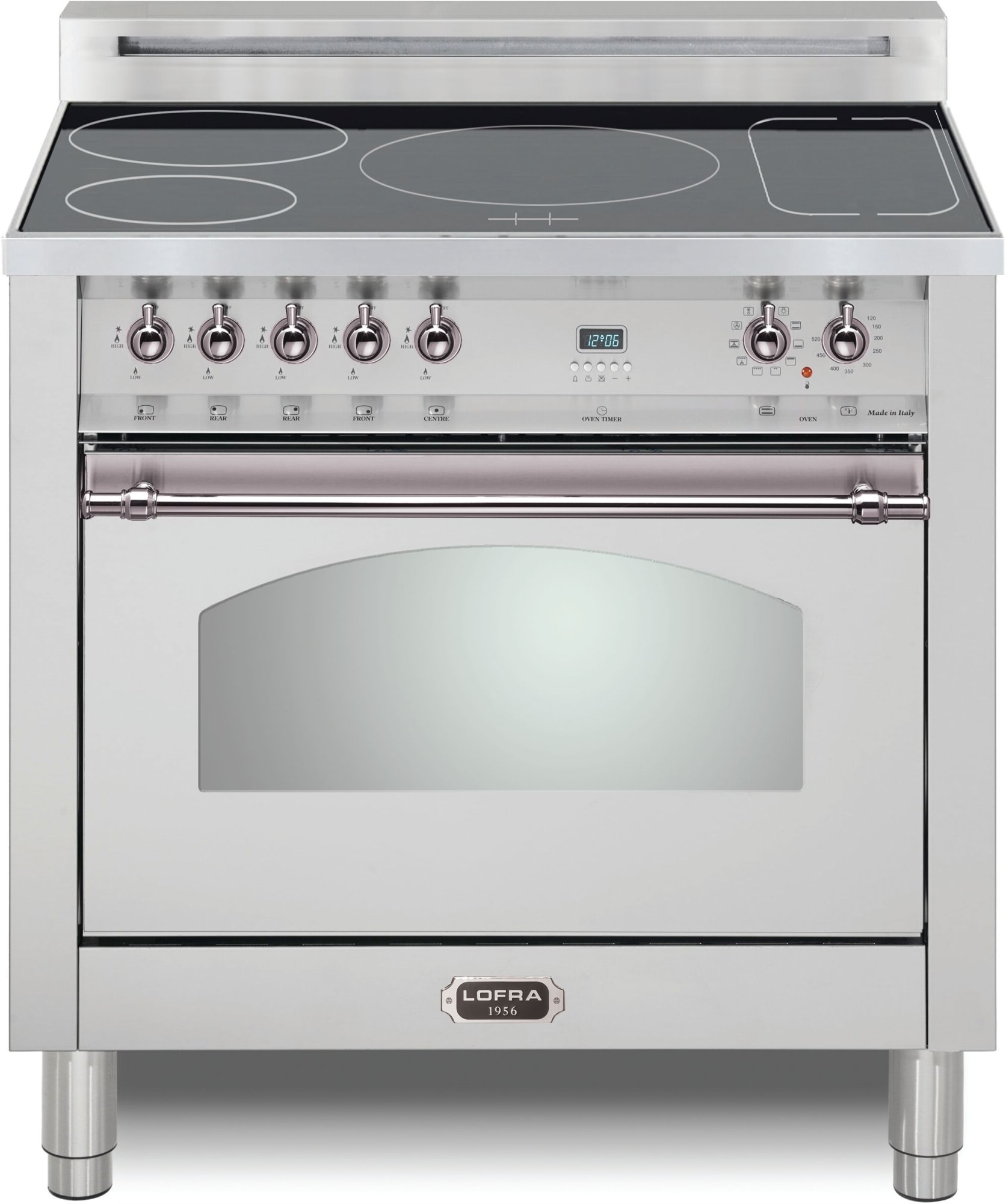 LOFRA RXCS36M000I5 36 Inch Freestanding Induction Range with 5 Heating ...