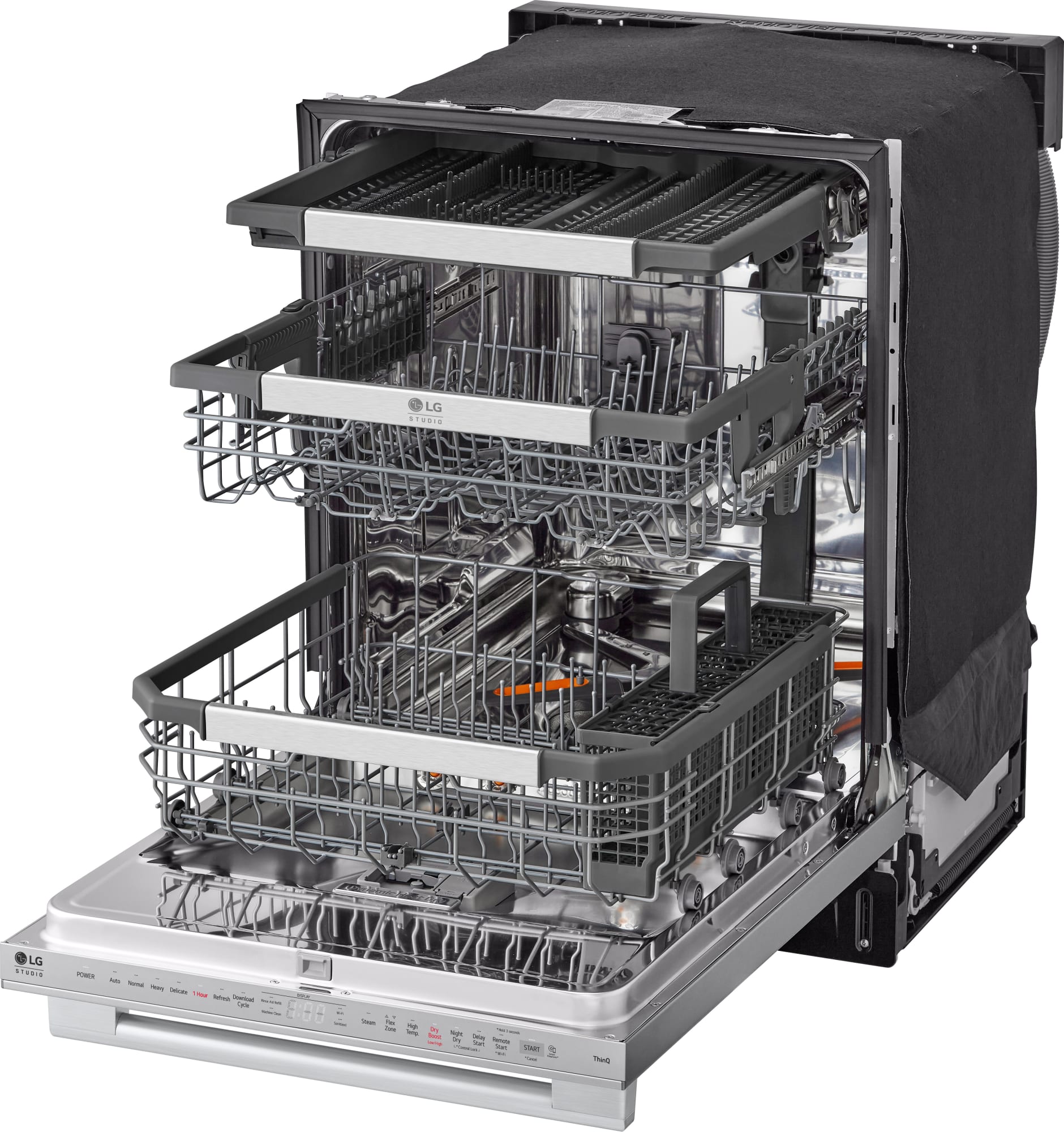 LG SDWB24S3 24 Inch Fully Integrated Smart Dishwasher with 15 Place ...