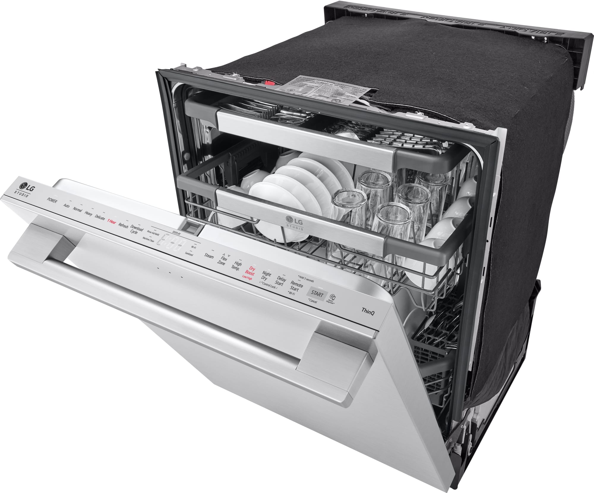 LG SDWB24S3 24 Inch Fully Integrated Smart Dishwasher with 15 Place ...