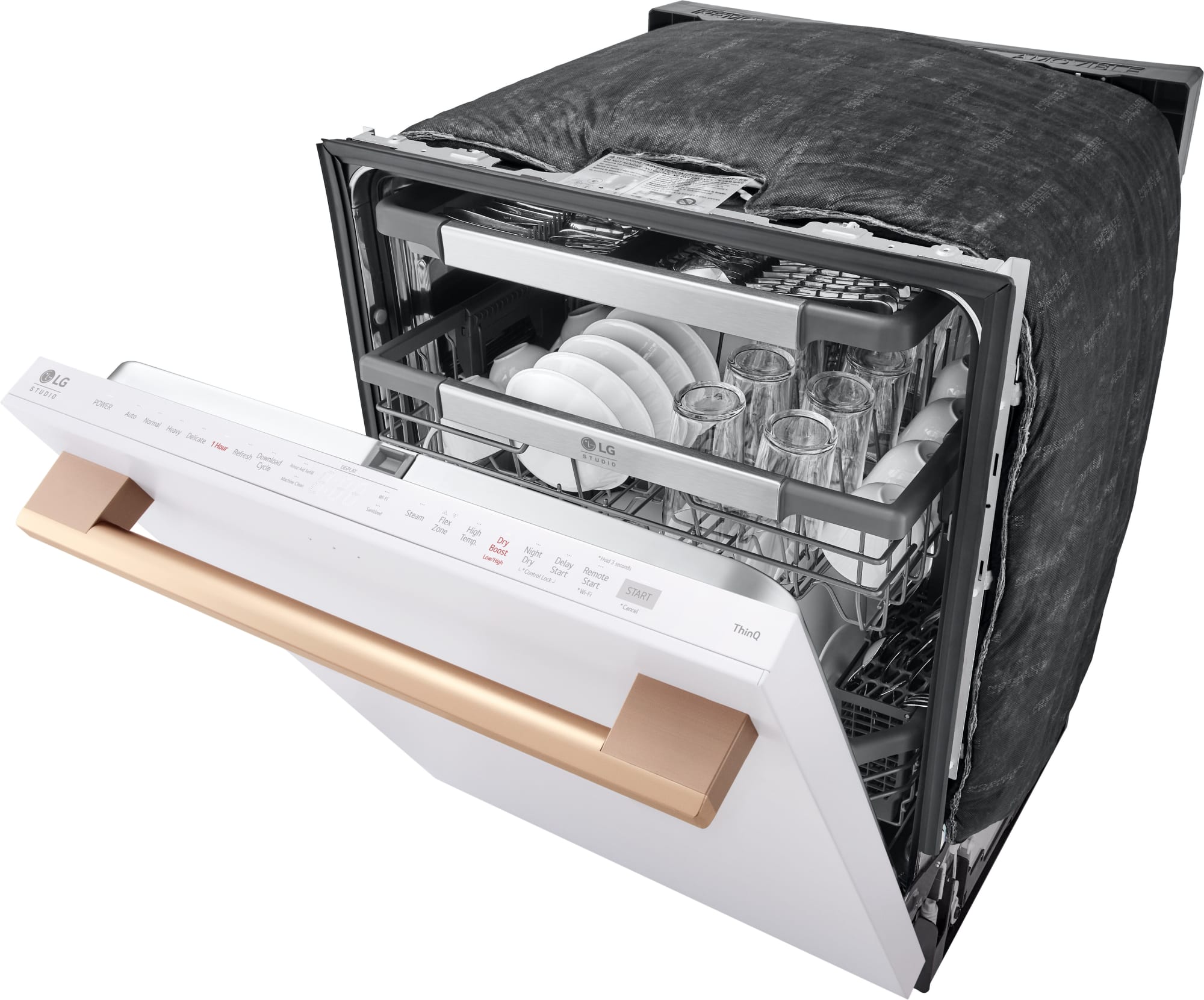 LG SDWB24W3 24 Inch Fully Integrated Smart Dishwasher with 15 Place ...