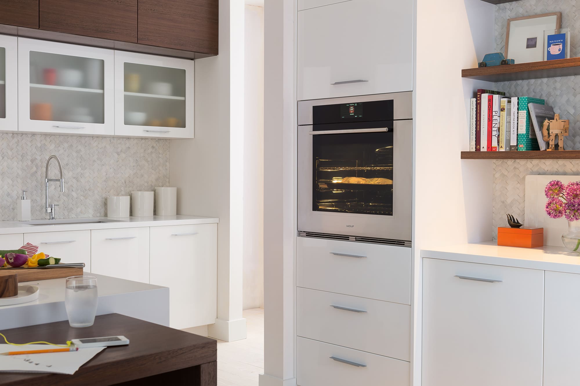 Wolf SO3050TMST 30 Inch Single Smart Electric Wall Oven with 5.1 Cu. Ft ...