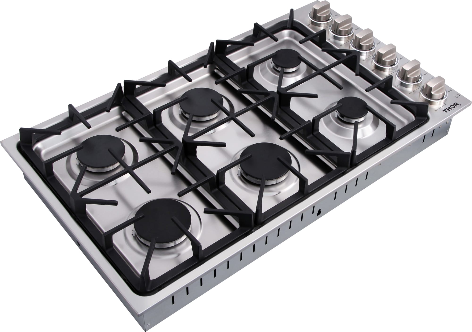Thor Kitchen TGC3601 36 Inch Gas Cooktop with 6 Sealed Burners ...