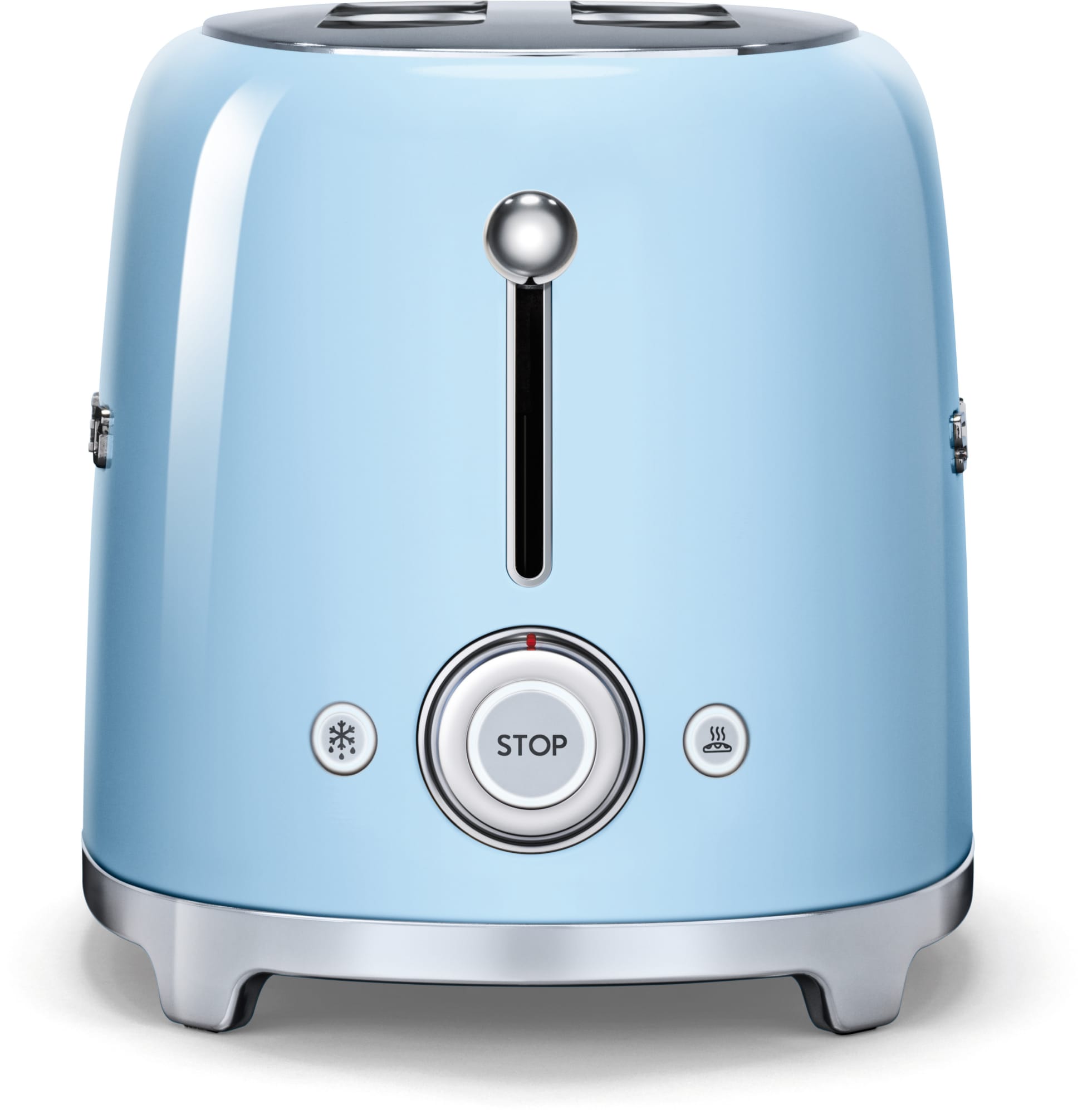 Smeg TSF02PBUS Countertop Toaster with 4 Slice Capacity, Defrost ...