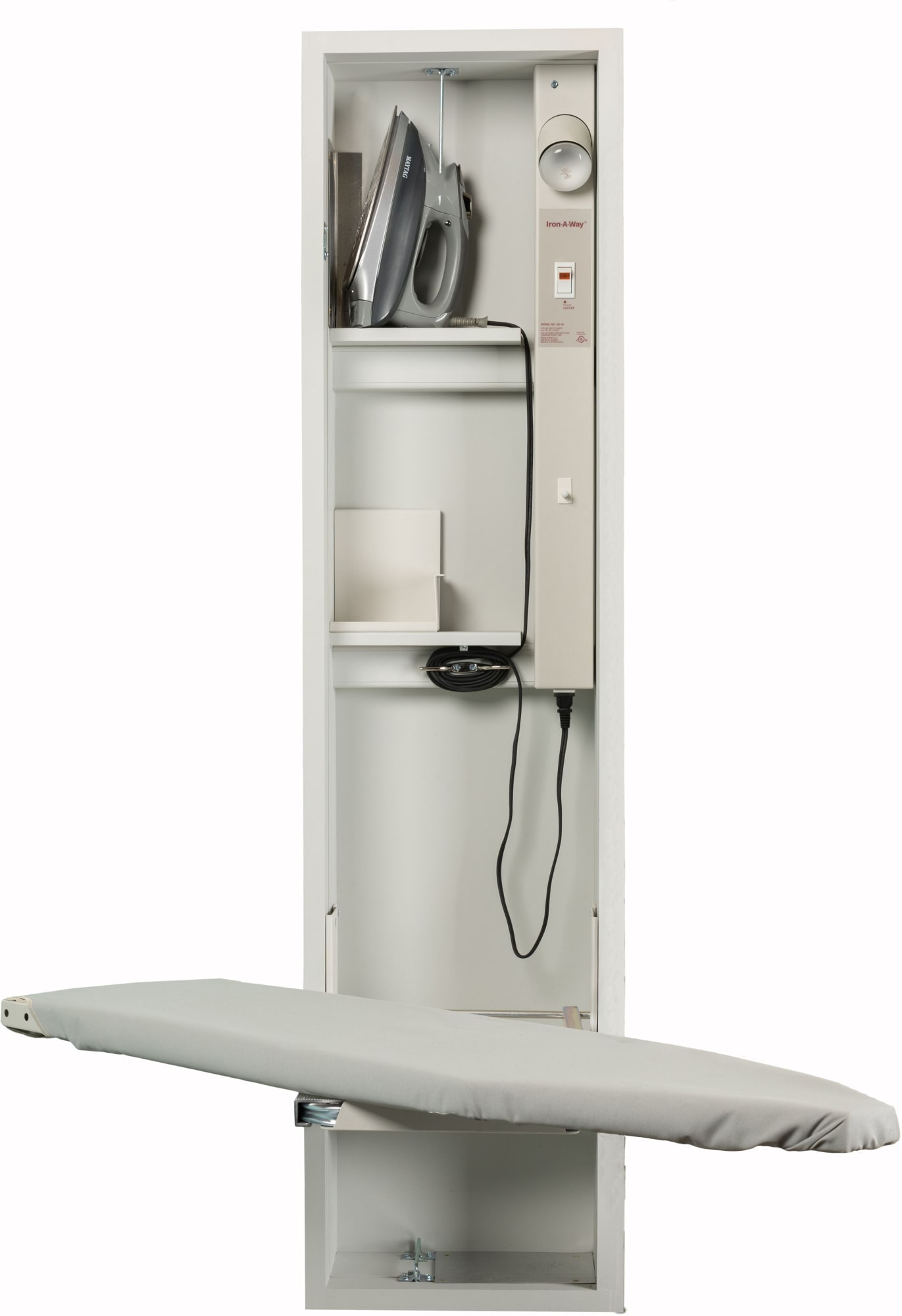 Iron-A-Way UD42NDU 42 Inch Ironing Center with Ventilated Metal Board ...