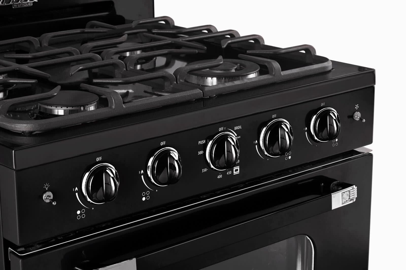 Unique Appliances UGP30CRB 30 Inch Freestanding Gas Range with 4 Sealed ...