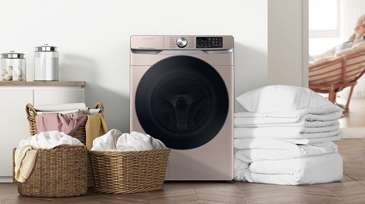 Samsung WF45B6300AC 27 Inch Smart Front Load Washer with 4.5 Cu. Ft ...