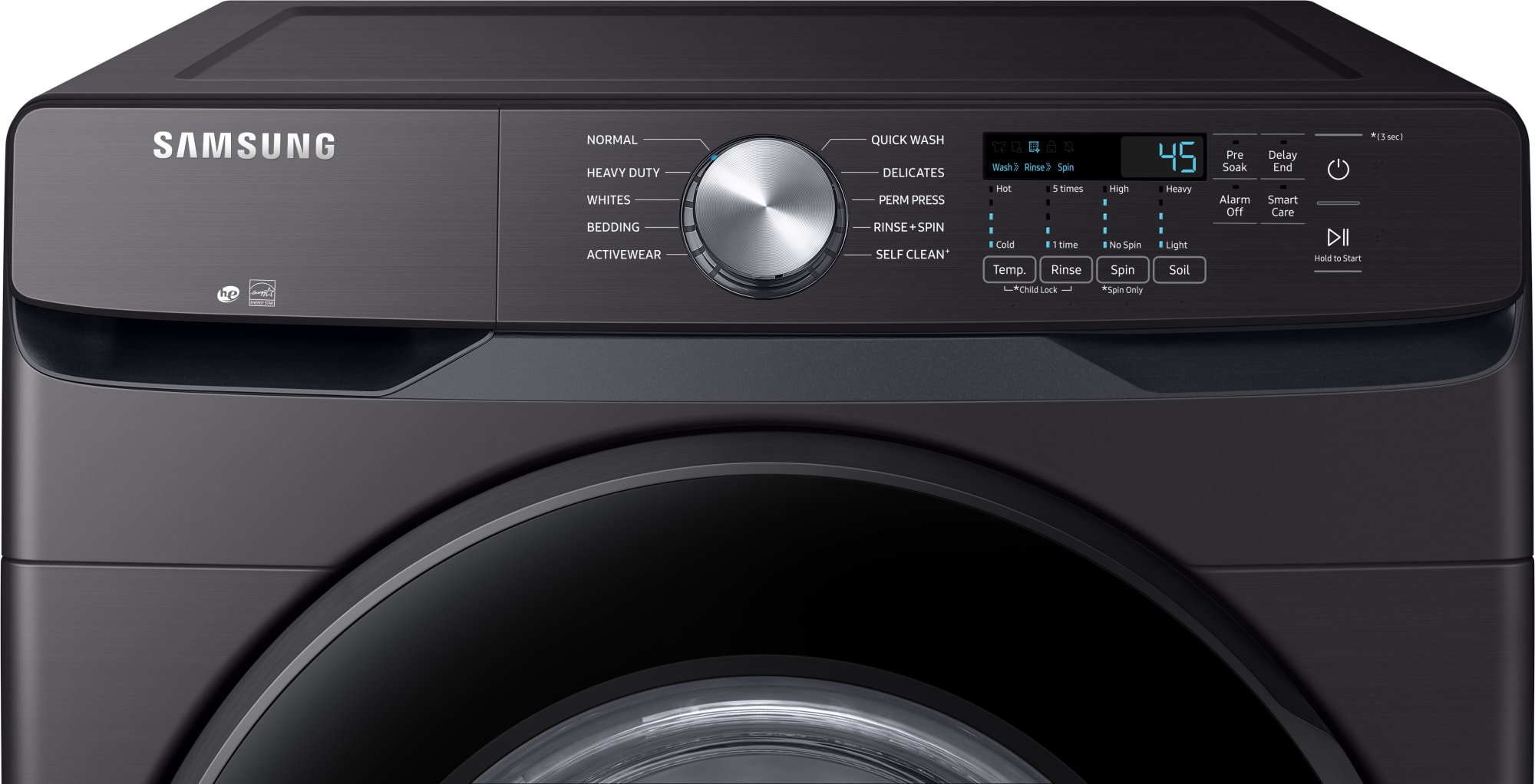 Samsung WF45T6000AV 27 Inch Front Load Washer with 4.5 Cu. Ft. Capacity ...