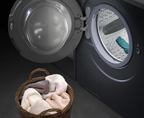 Samsung SAWADRED89002 Side-by-Side on Pedestals Washer & Dryer Set with Front Load Washer and ...