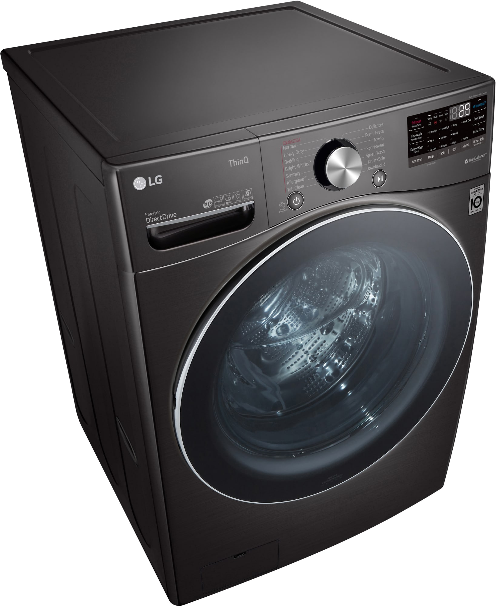 LG WM4200HBA 27 Inch Front Load Smart Washer with 5.0 Cu. Ft. Capacity ...