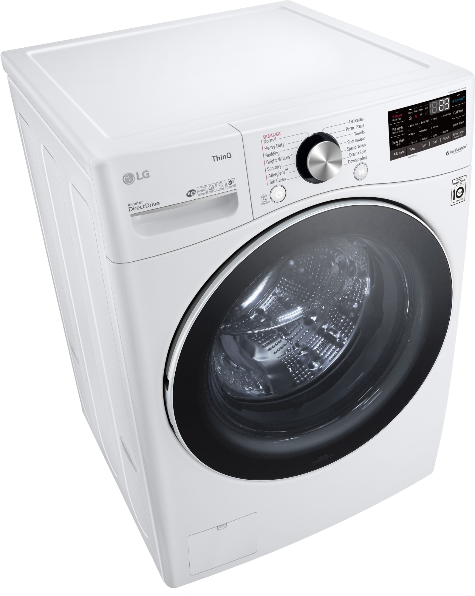 LG WM4200HWA 27 Inch Front Load Smart Washer with 5.0 Cu. Ft. Capacity ...