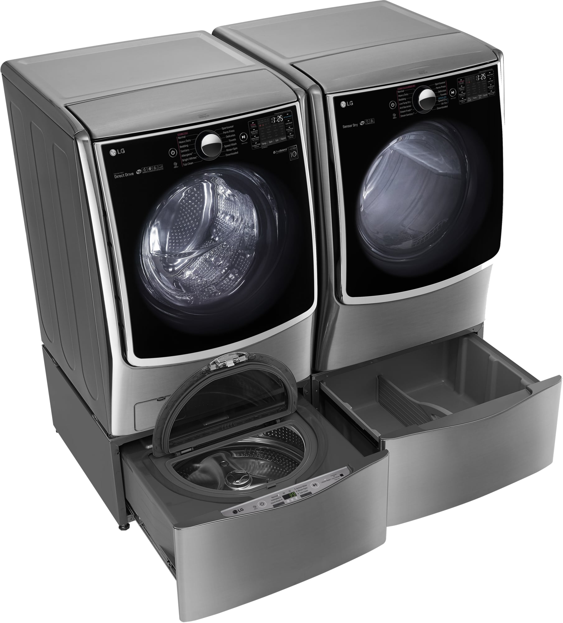 LG DLEX5000V 27 Inch 7.4 cu. ft. Electric Dryer with 14 Dry Cycles ...