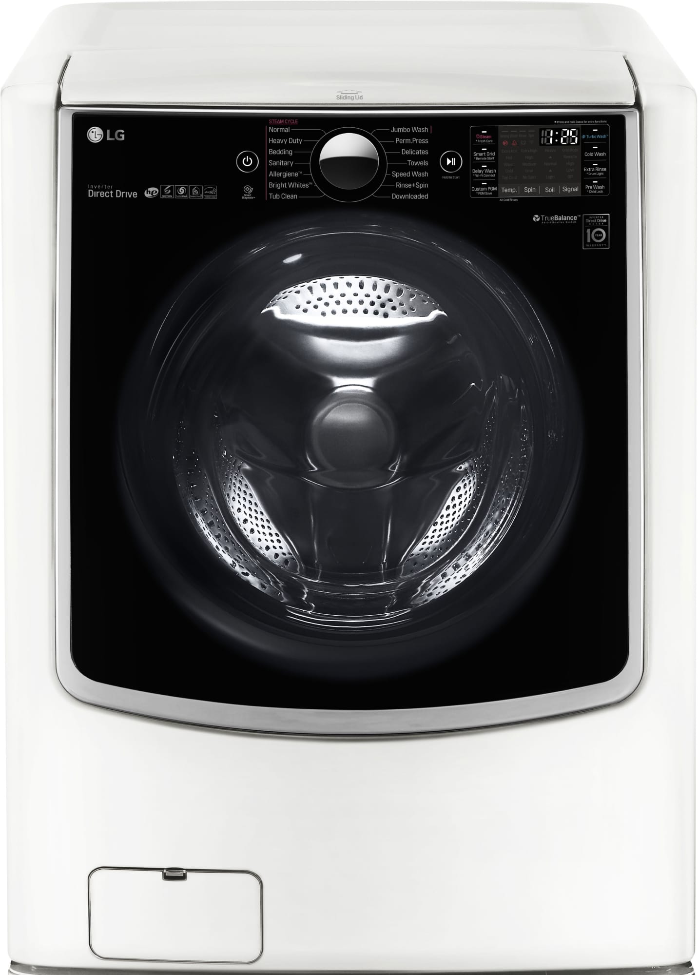 LG WM9000HWA 29 Inch Front Load Washer with 5.2 cu. ft. Capacity ...