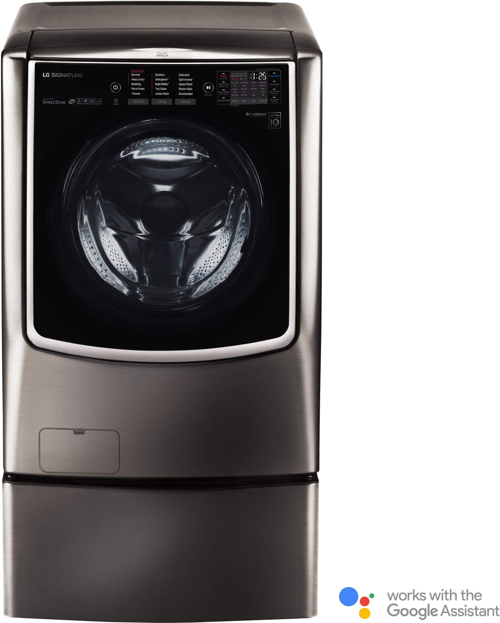 LG WM9500HKA 30 Inch Front Load Smart Washer with 5.8 cu. ft. Capacity ...