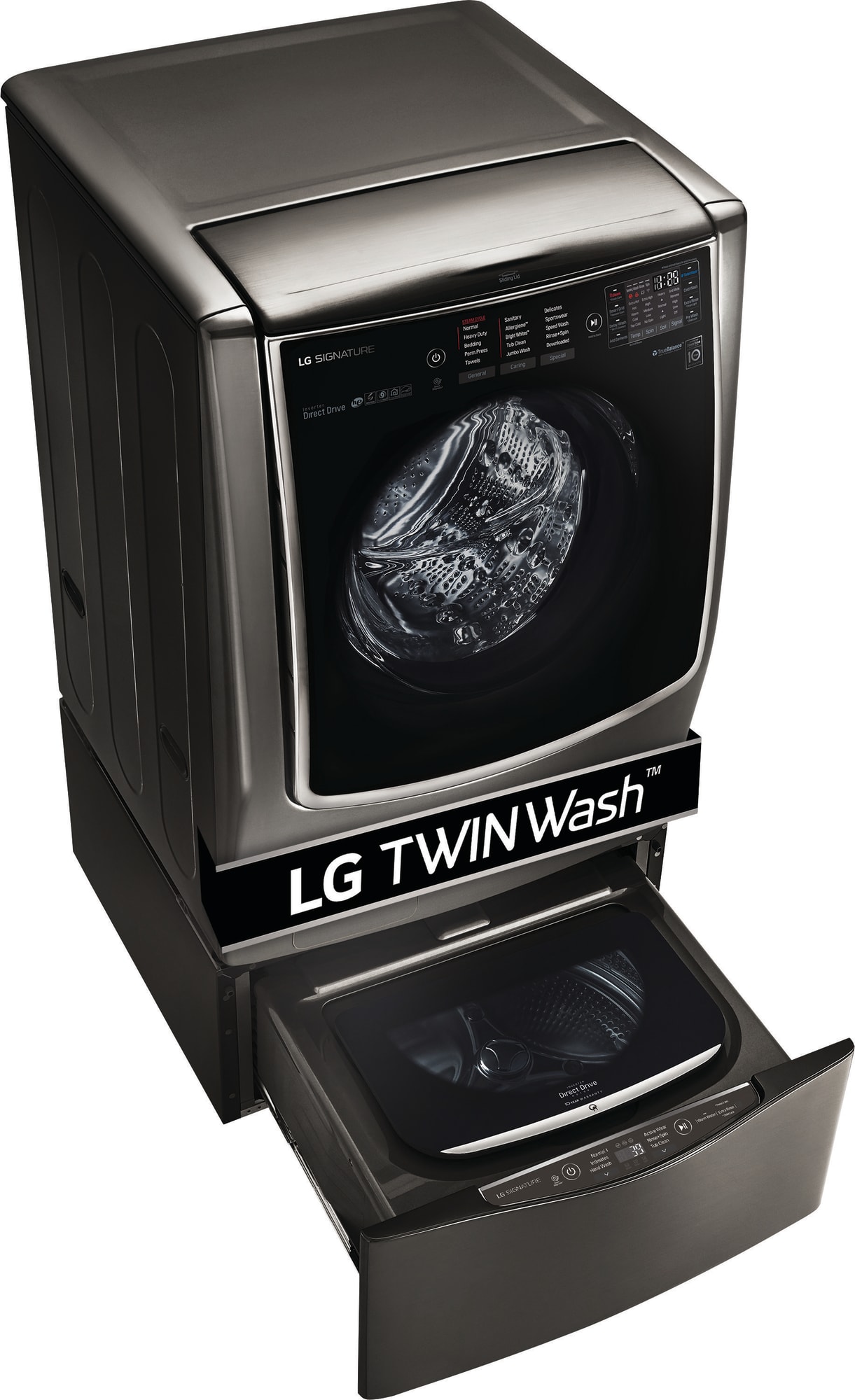 LG WM9500HKA 30 Inch Front Load Smart Washer with 5.8 cu. ft. Capacity ...