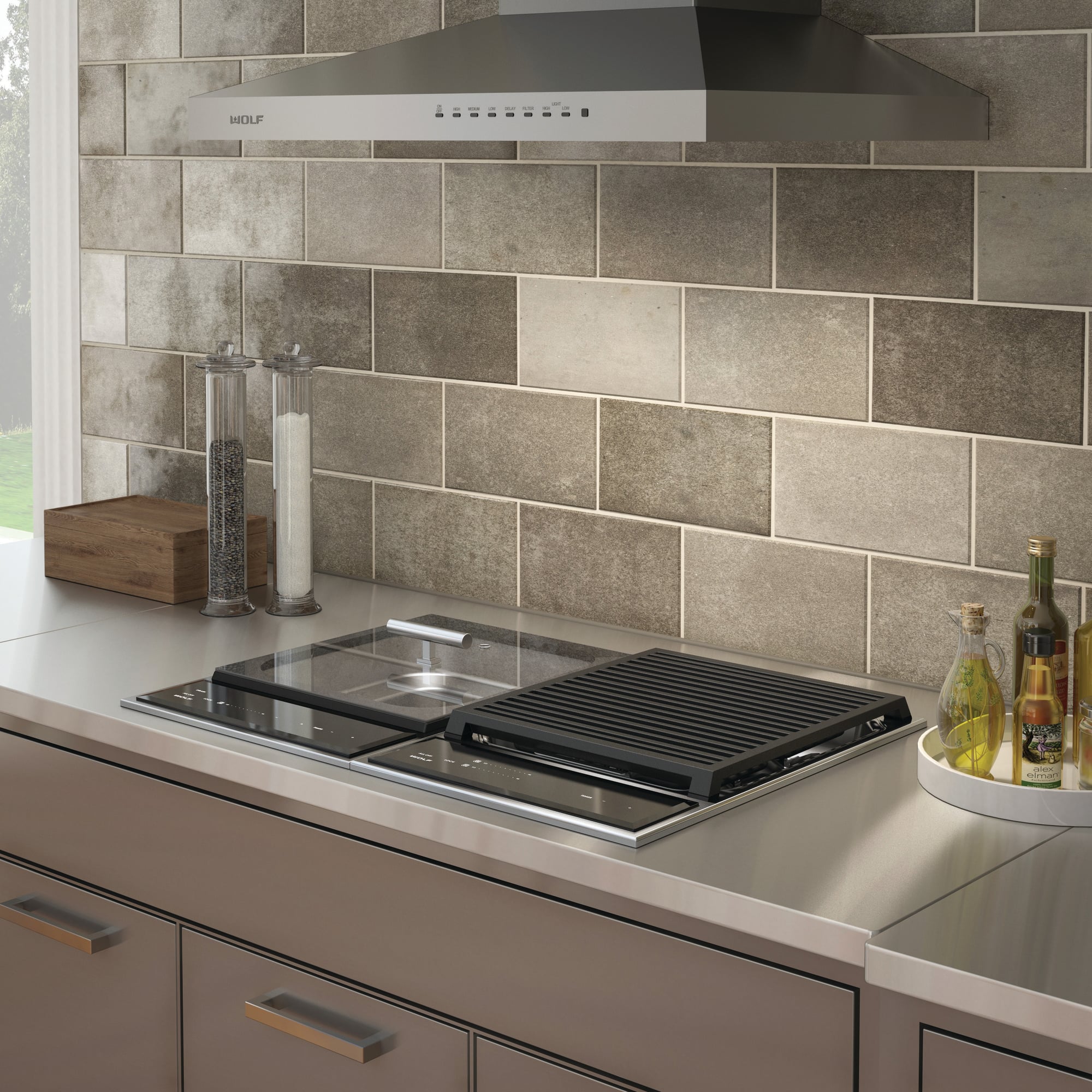 Wolf SM15TS 15 Inch Built-In Steamer Module with 2700-Watt Heating ...