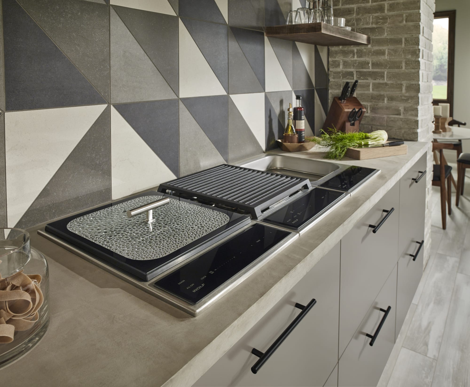 Wolf SM15TFS 15 Inch Electric Steamer with 1 Element, 2700-Watt Heating ...