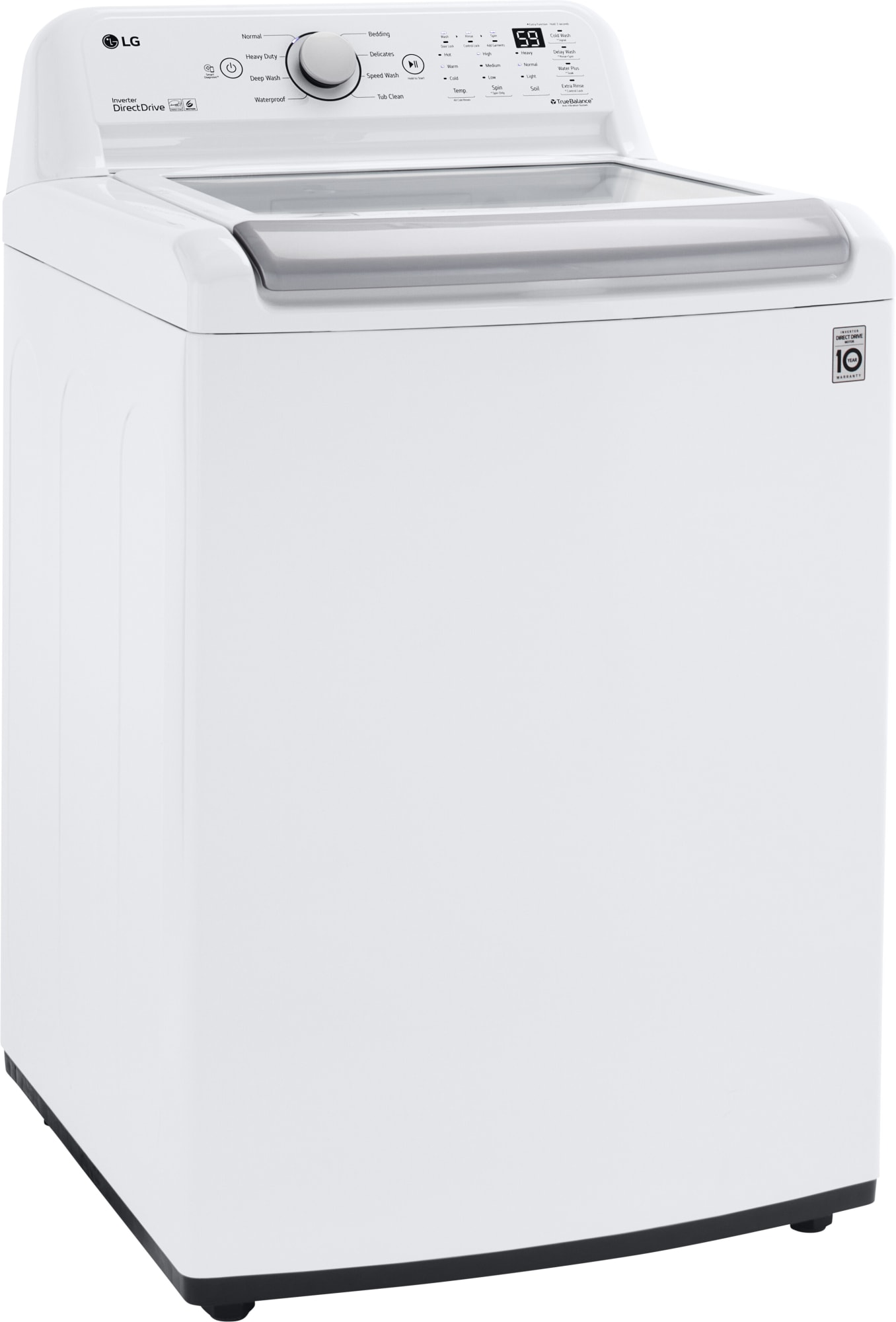 LG WT7150CW 27 Inch Top Load Washer with 5.0 Cu. Ft. Capacity ...