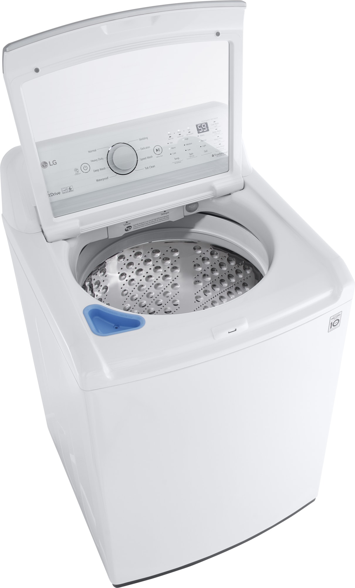 LG WT7150CW 27 Inch Top Load Washer with 5.0 Cu. Ft. Capacity ...