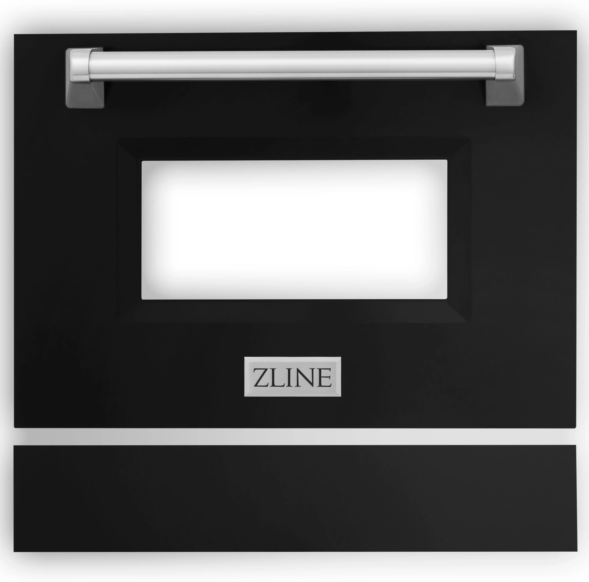 ZLINE RADRBLM24 24 Inch Stainless Steel Range Door: Black Matte
