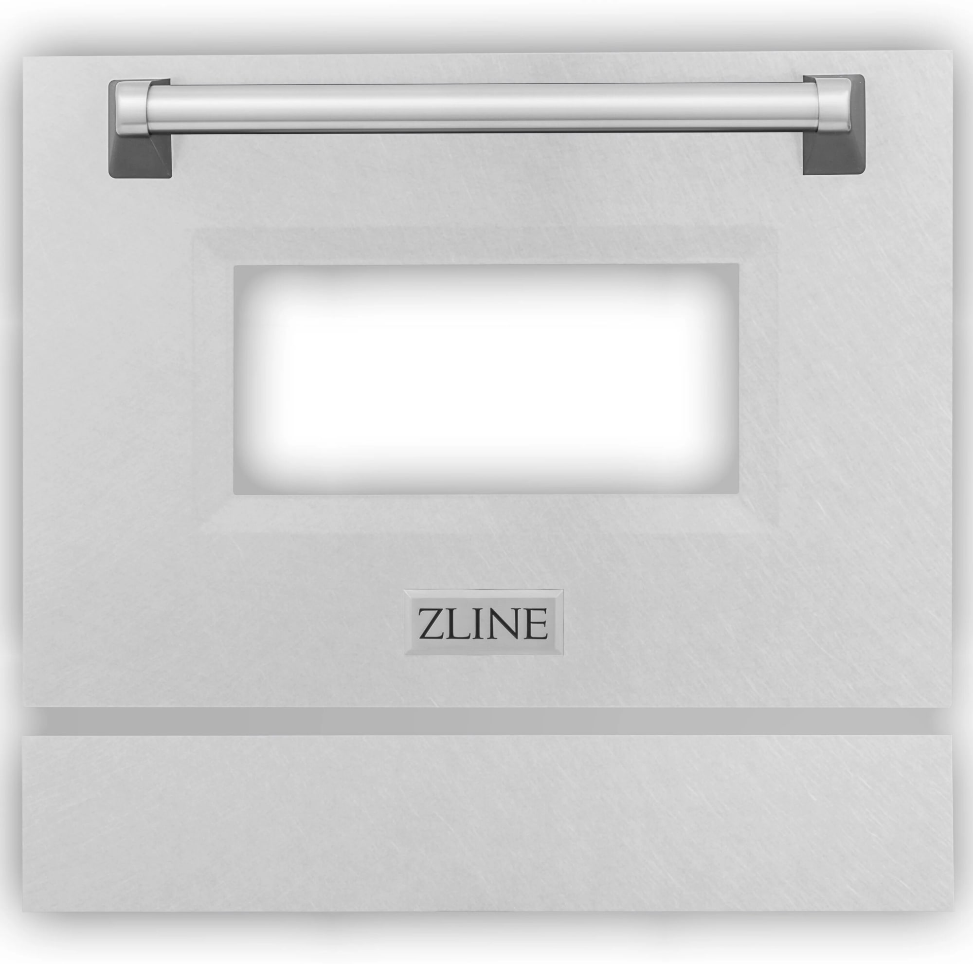 ZLINE RADRSN24 24 Inch Stainless Steel Range Door: DuraSnow Stainless Steel