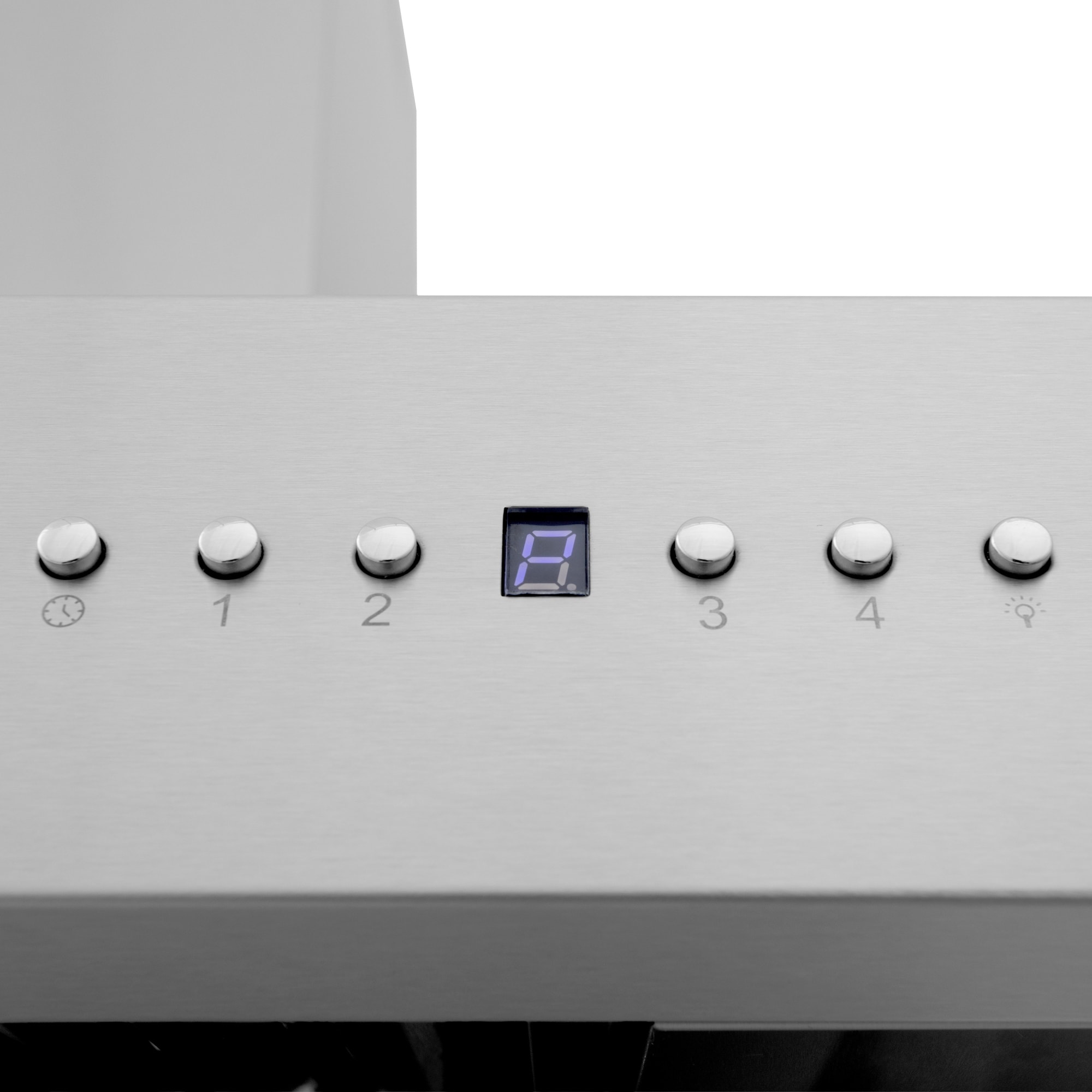 ZLINE 667CRNBT36 Wall Mount Range Hood with 4 Fan Speed, Push Button ...