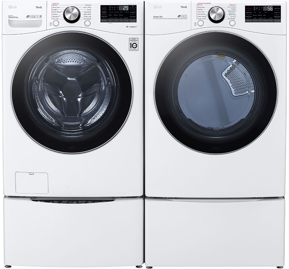 LG WM4200HWA 27 Inch Front Load Smart Washer with 5.0 Cu. Ft. Capacity ...