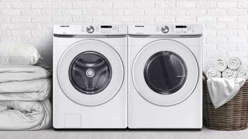 Samsung WF45T6000AW 27 Inch Front Load Washer with 4.5 Cu. Ft. Capacity ...