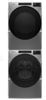 Whirlpool WHWADREMC56051 Stacked Washer & Dryer Set with Front Load ...