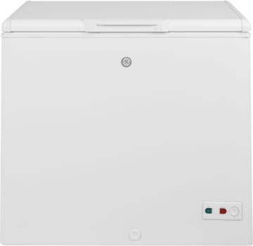 GE FCM9SRWW 37 Inch Chest Freezer with 8.8 Cu. Ft. Capacity, Sliding ...