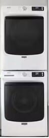 Maytag MGWADRERW70201 Stacked Front Load Washer and Electric Dryer Set ...